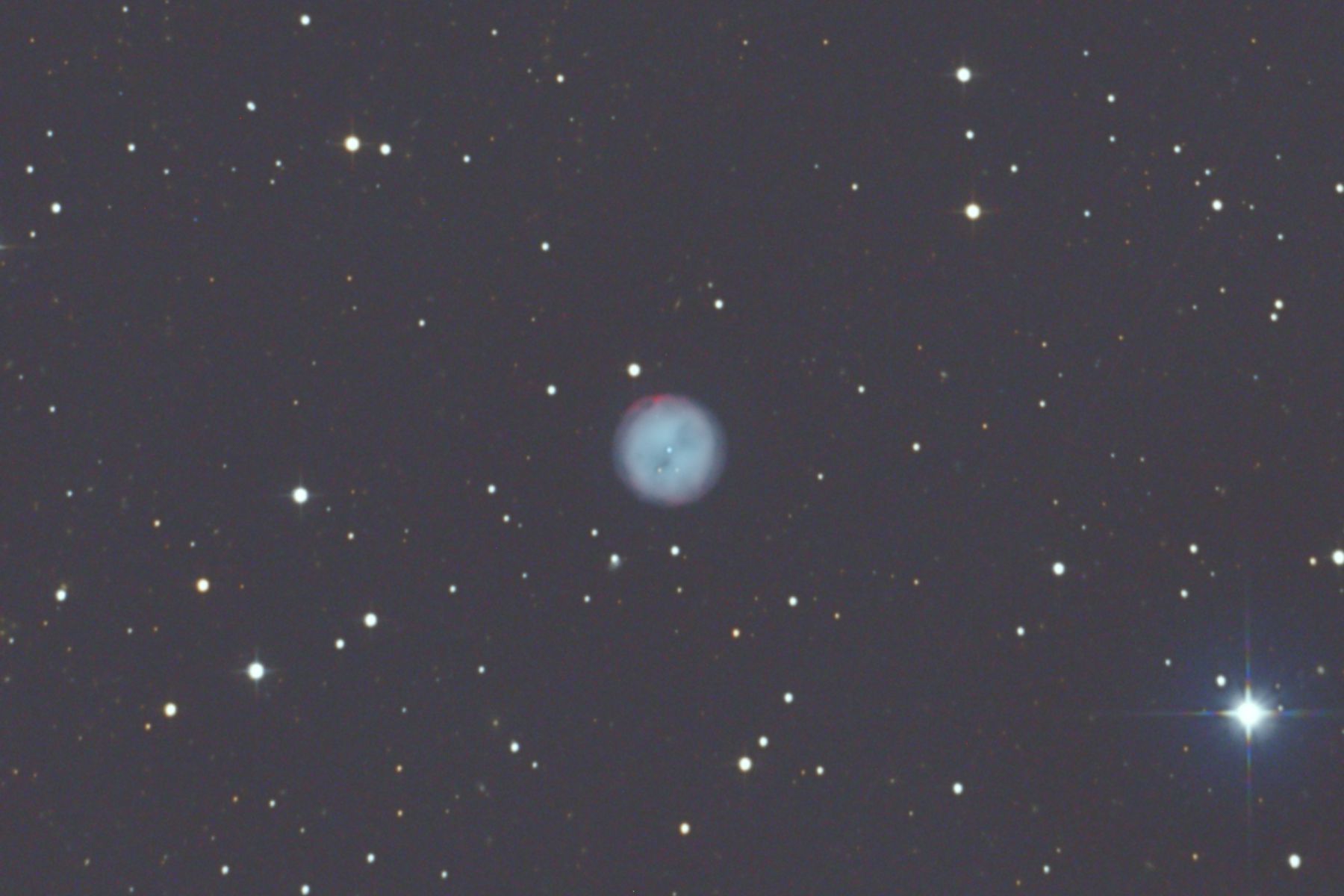 M97 ふくろう星雲 おおくま座の惑星状星雲 1/1撮影: 小さな天文台